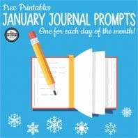 January Writing Prompts | Free Homeschool Deals