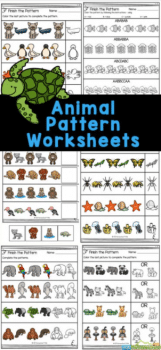Animal Pattern Printable Worksheets | Free Homeschool Deals