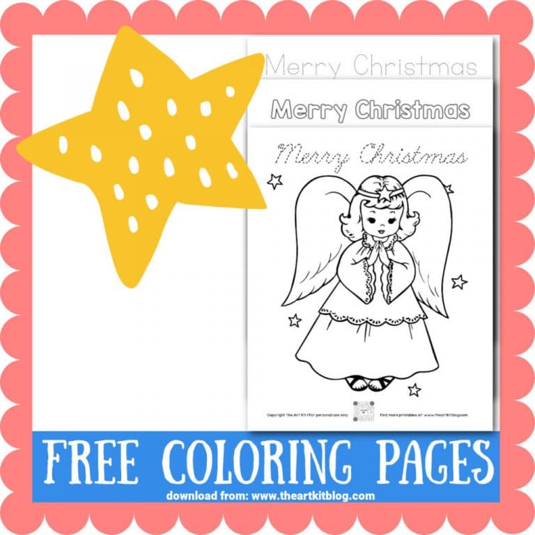 Christmas Angel Coloring Pages | Free Homeschool Deals