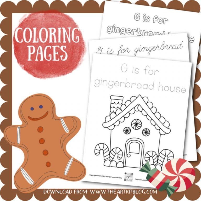 Gingerbread Coloring Pages | Free Homeschool Deals