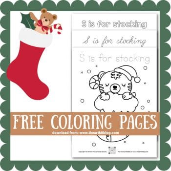 Christmas Stocking Coloring Pages | Free Homeschool Deals