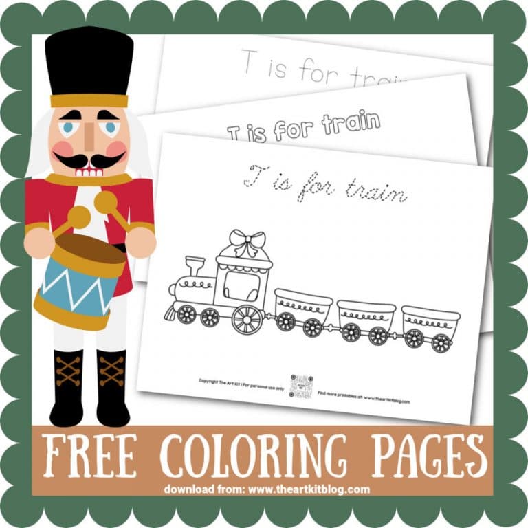Christmas Train Coloring Pages | Free Homeschool Deals