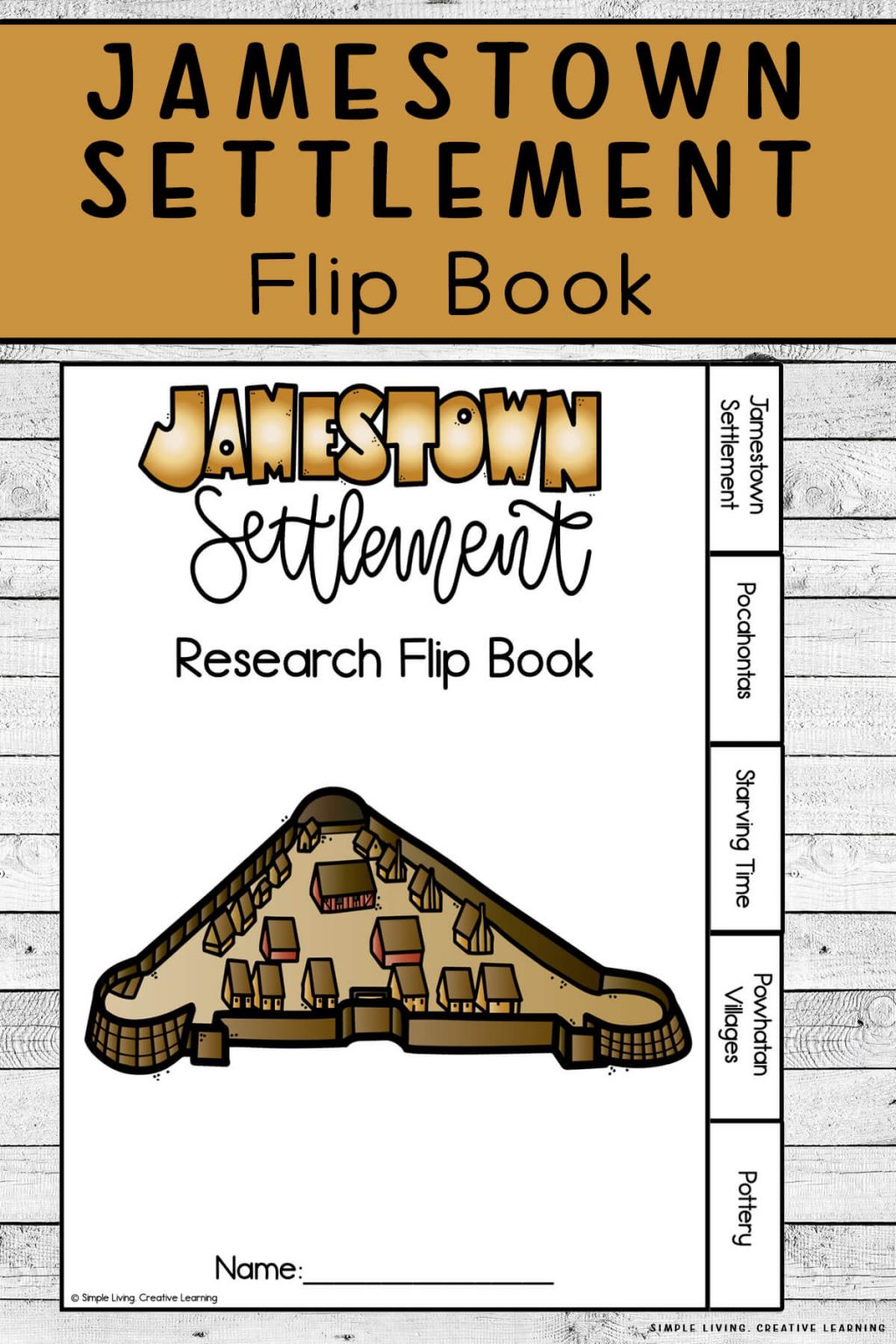 Jamestown Flip Book | Free Homeschool Deals