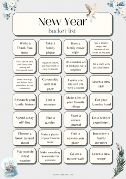 New Year Bucket List | Free Homeschool Deals