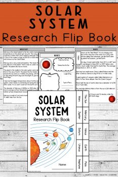 Solar System Flip Book | Free Homeschool Deals