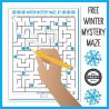 Printable Winter Maze | Free Homeschool Deals
