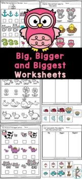 Different Sizes Worksheets | Free Homeschool Deals