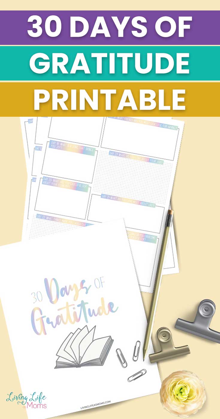 30 Days of Gratitude Printables | Free Homeschool Deals