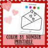 Color by Number Heart Page | Free Homeschool Deals