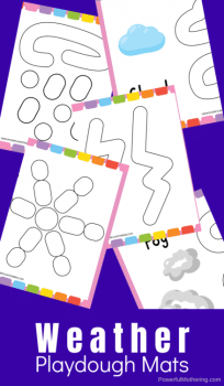 Weather Playdough Mats | Free Homeschool Deals