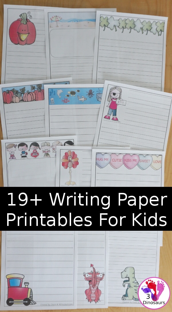 Free Printable Writing Pages | Free Homeschool Deals