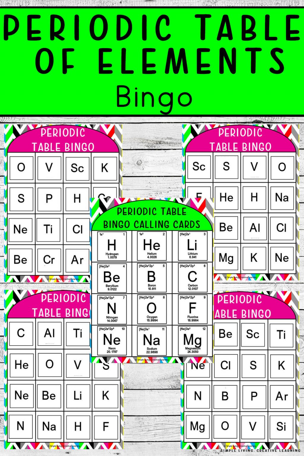 Periodic Table Bingo | Free Homeschool Deals