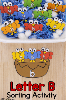 Letter B Sorting Activity | Free Homeschool Deals
