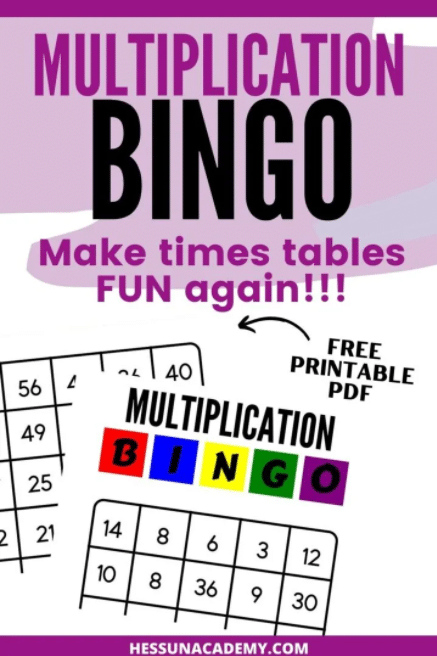 Multiplication Bingo Worksheet Free Homeschool Deals Multiplication Bingo Worksheet Free Homeschool Deals