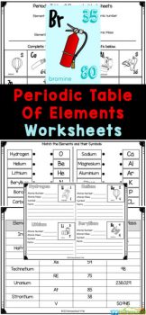 Periodic Table of Elements Worksheets | Free Homeschool Deals