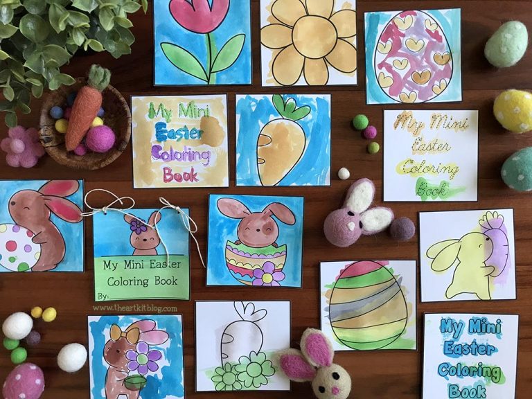 Mini Easter Coloring Book | Free Homeschool Deals