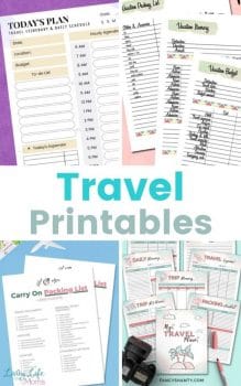 Traveling Plans Printables | Free Homeschool Deals
