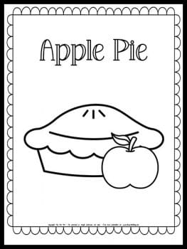 Apple Pie Coloring Page | Free Homeschool Deals