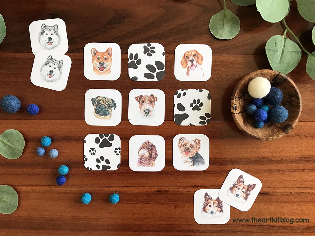 Dog Matching Game | Free Homeschool Deals