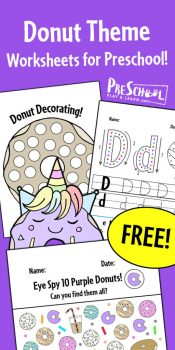 Donut Activity Worksheets | Free Homeschool Deals