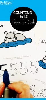 Hippo Counting Mats | Free Homeschool Deals
