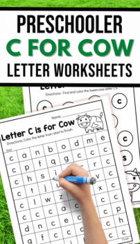 Letter C Cow Pages | Free Homeschool Deals