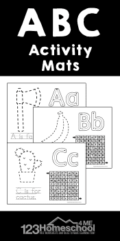 Alphabet Tracing Mats | Free Homeschool Deals