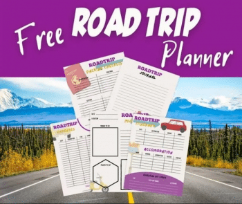 Road Trip Planner Printables | Free Homeschool Deals