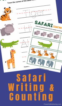 Safari Counting and Tracing Pages | Free Homeschool Deals