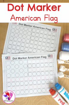 Dot Marker American Flag | Free Homeschool Deals