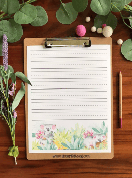 Koala Writing Page | Free Homeschool Deals