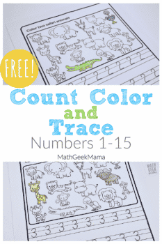 Count Color and Trace Numbers | Free Homeschool Deals