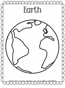Earth Coloring Page | Free Homeschool Deals
