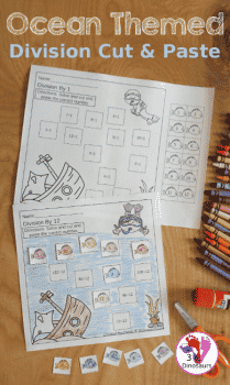 Ocean Division Cut and Paste | Free Homeschool Deals