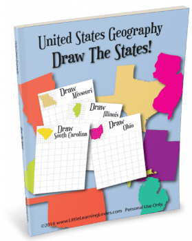 Free "Draw The States" US Geography eBook | Free Homeschool Deals