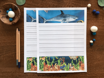 Shark Writing Paper | Free Homeschool Deals