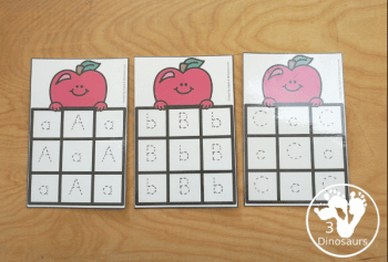 Apple ABC Tracing Cards | Free Homeschool Deals