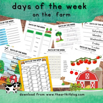 Farming Days of the Week | Free Homeschool Deals