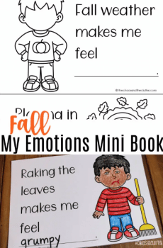 Fall Emotions Mini Book | Free Homeschool Deals
