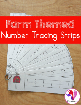 Farm Number Strips | Free Homeschool Deals