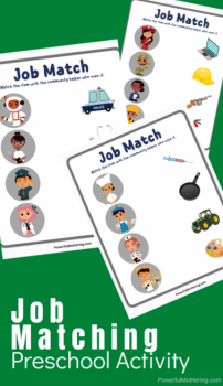 Job Matching Activity | Free Homeschool Deals