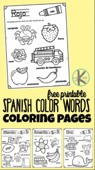 Spanish Colors Worksheets | Free Homeschool Deals