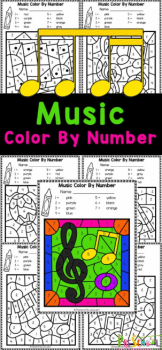 Music Color by Number | Free Homeschool Deals