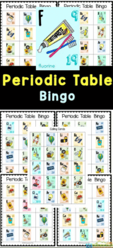 Periodic Table Bingo | Free Homeschool Deals