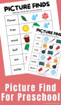 Preschool Picture Find | Free Homeschool Deals
