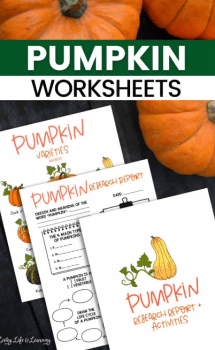 Pumpkin Activity Worksheets | Free Homeschool Deals