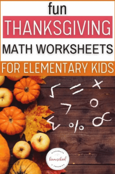 Thanksgiving Math Worksheets | Free Homeschool Deals