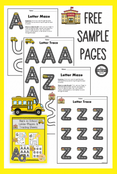 Letter Tracing Mazes | Free Homeschool Deals