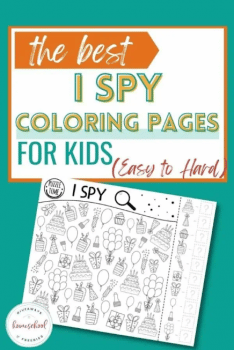 I Spy Coloring Pages | Free Homeschool Deals