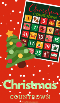 Christmas Countdown Printable | Free Homeschool Deals